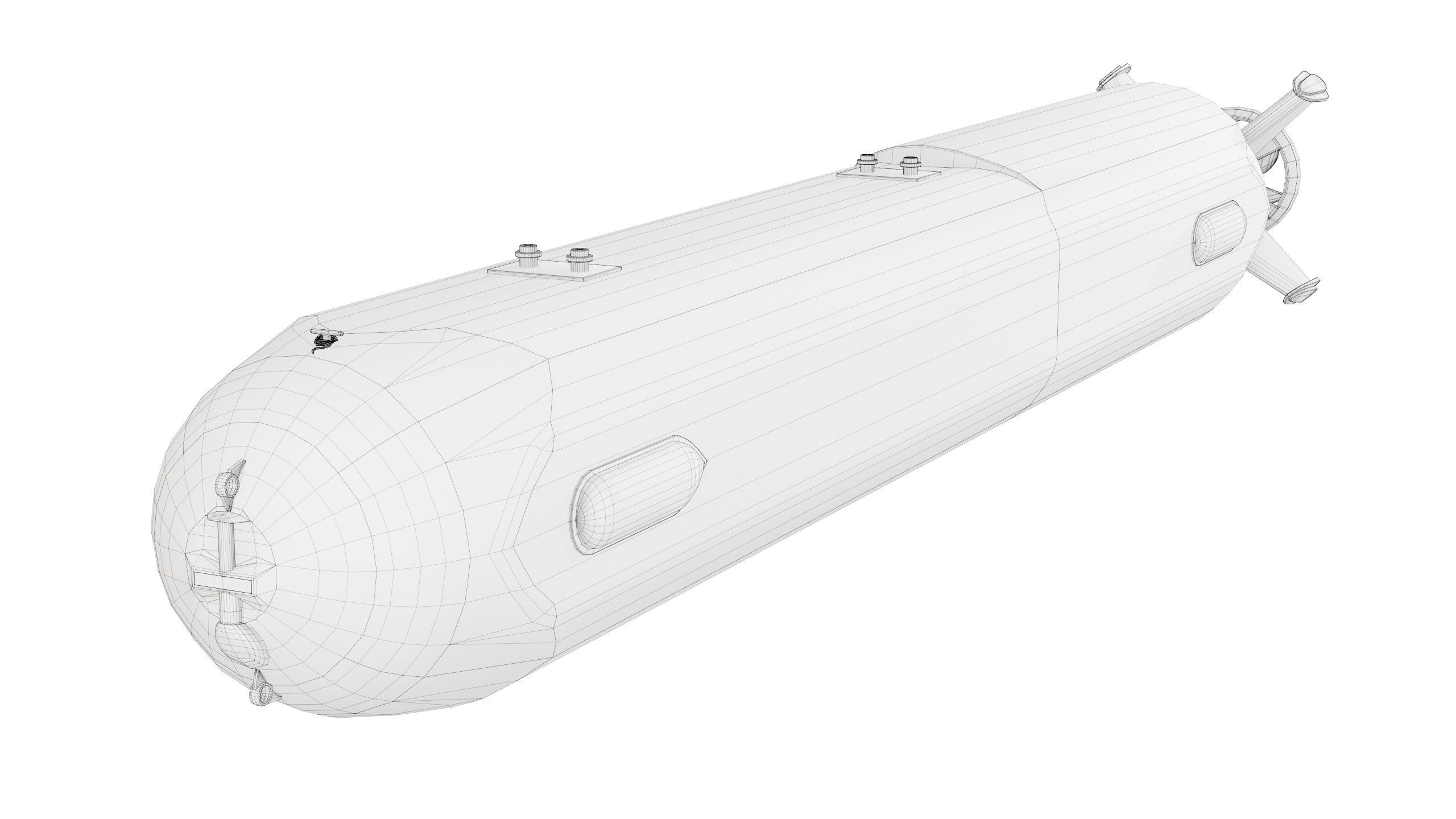 Samolot podwodny Boeing HII Orca XLUUV Model 3D - TurboSquid 1990058
