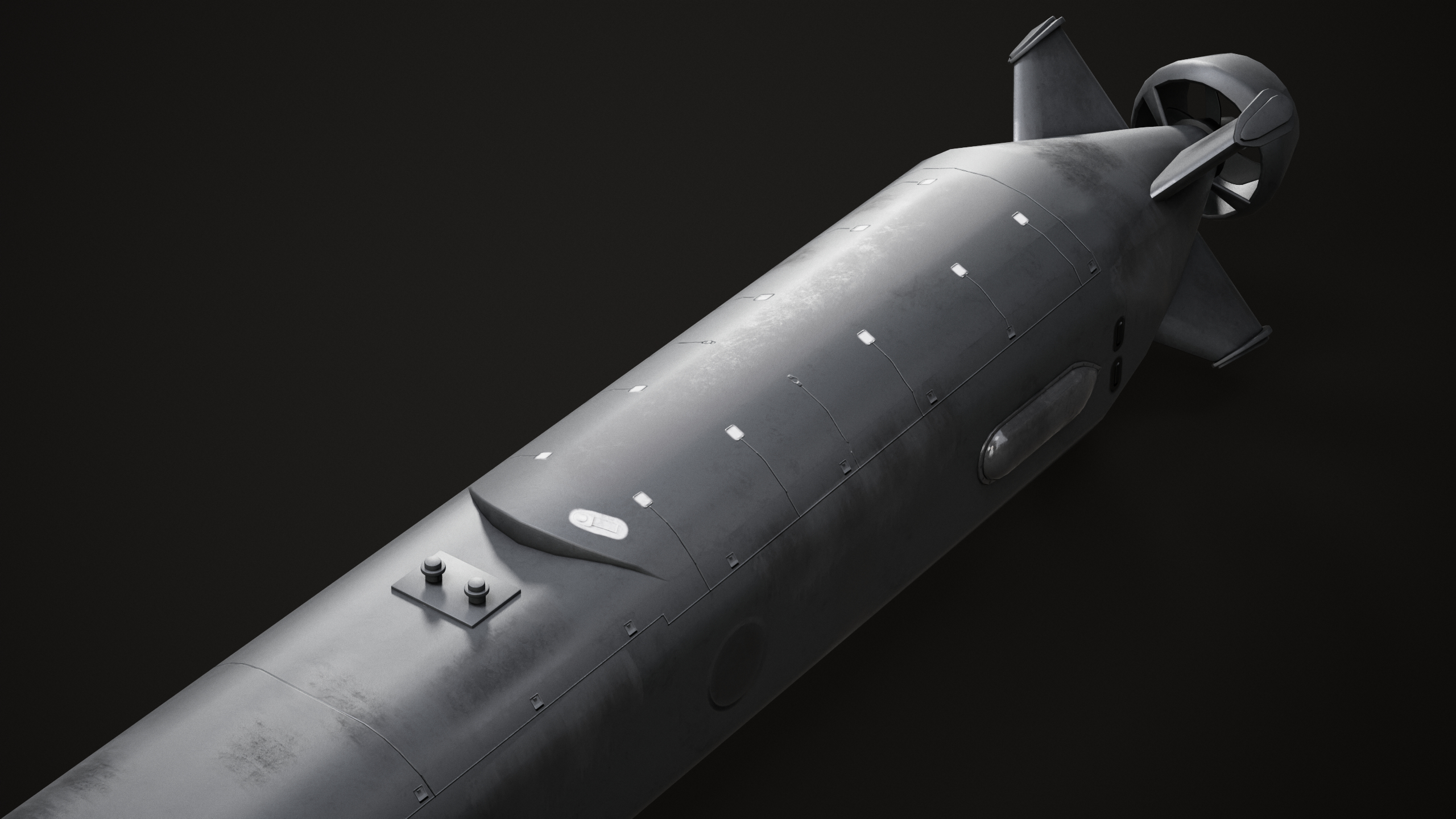 3D model Boeing HII Orca XLUUV Submersible - TurboSquid 1990058