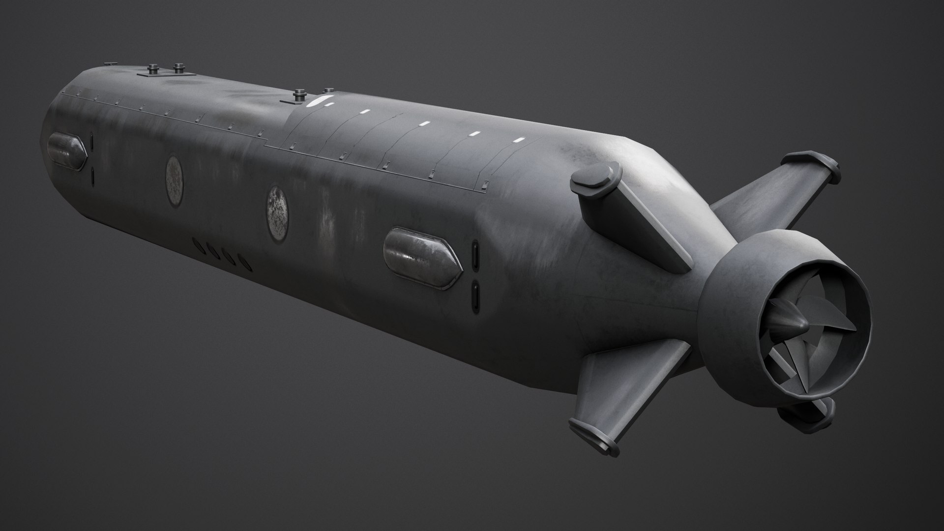 3D Model Boeing HII Orca XLUUV Submersible - TurboSquid 1990058
