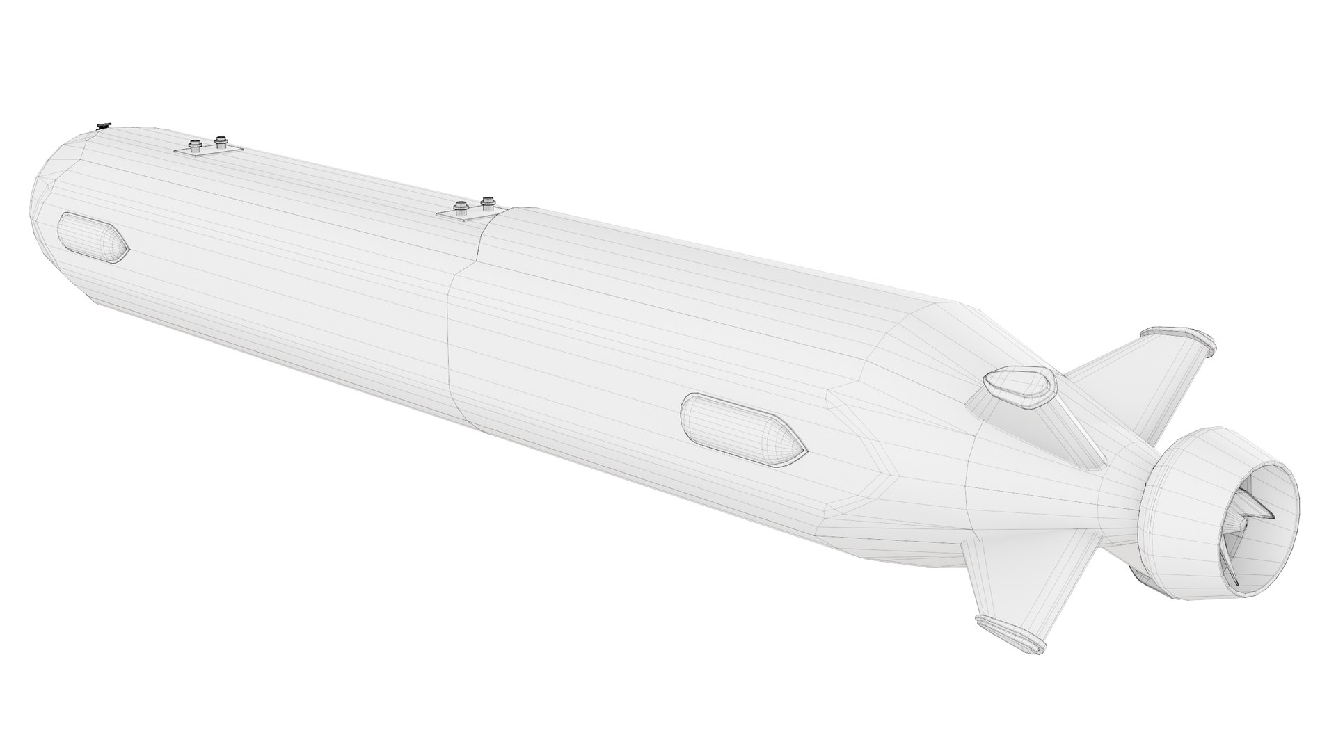 3D Model Boeing HII Orca XLUUV Submersible - TurboSquid 1990058