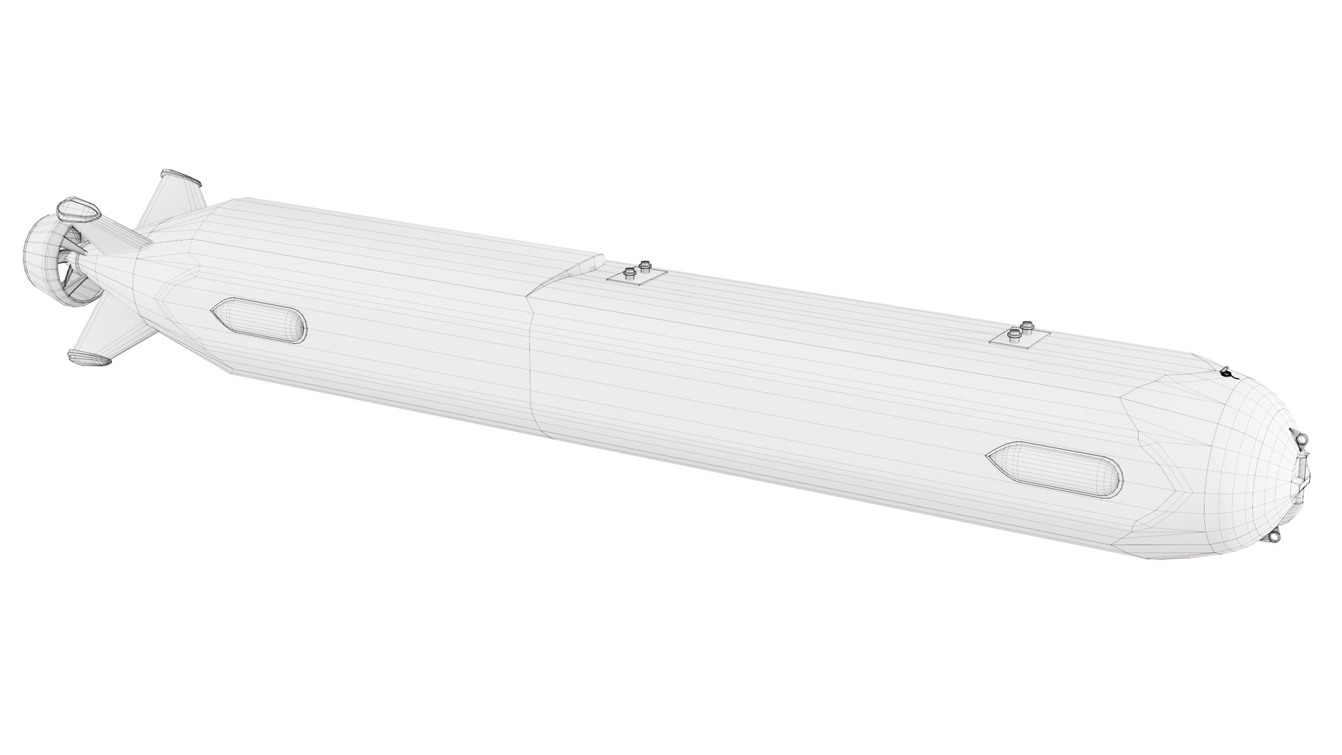 3D Model Boeing HII Orca XLUUV Submersible - TurboSquid 1990058