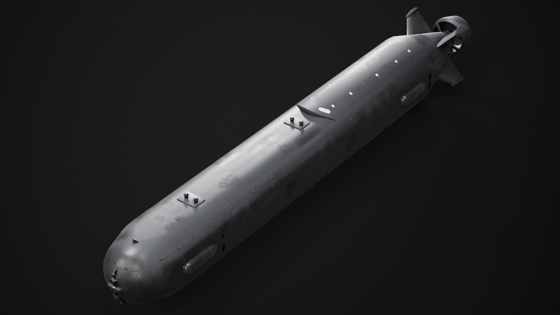 3D Model Boeing HII Orca XLUUV Submersible - TurboSquid 1990058