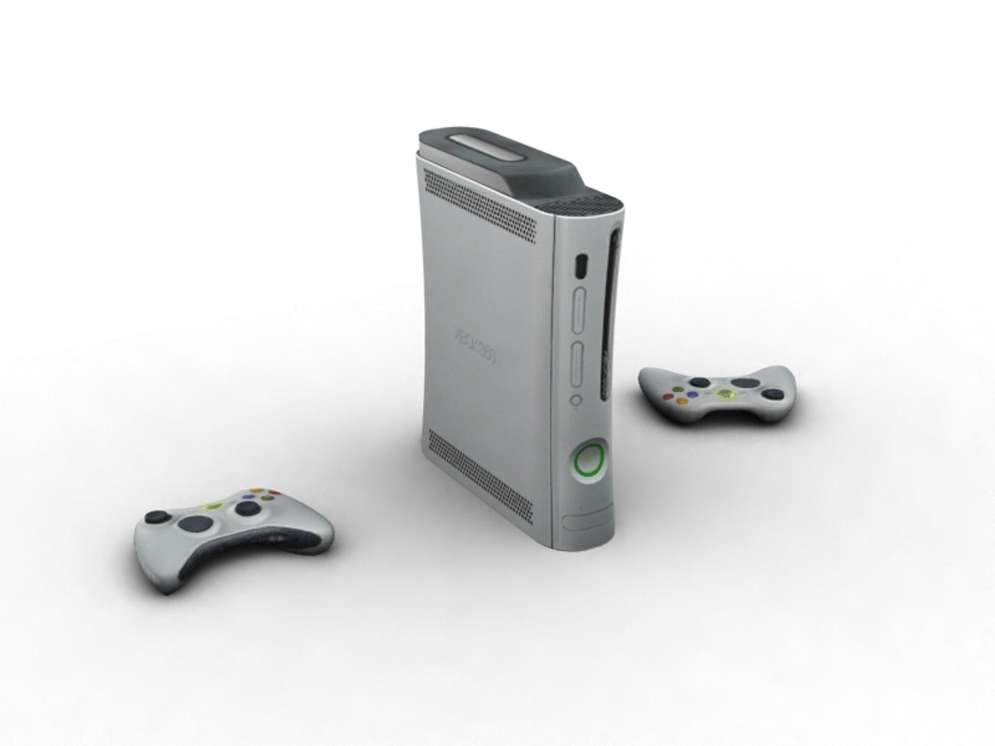 Microsoft X-box 360 3d Model