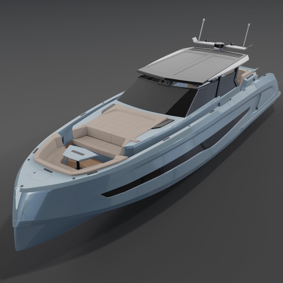 Vanquish VQ70 Luxury Motor Yacht 3D 3D Model - TurboSquid 2401204