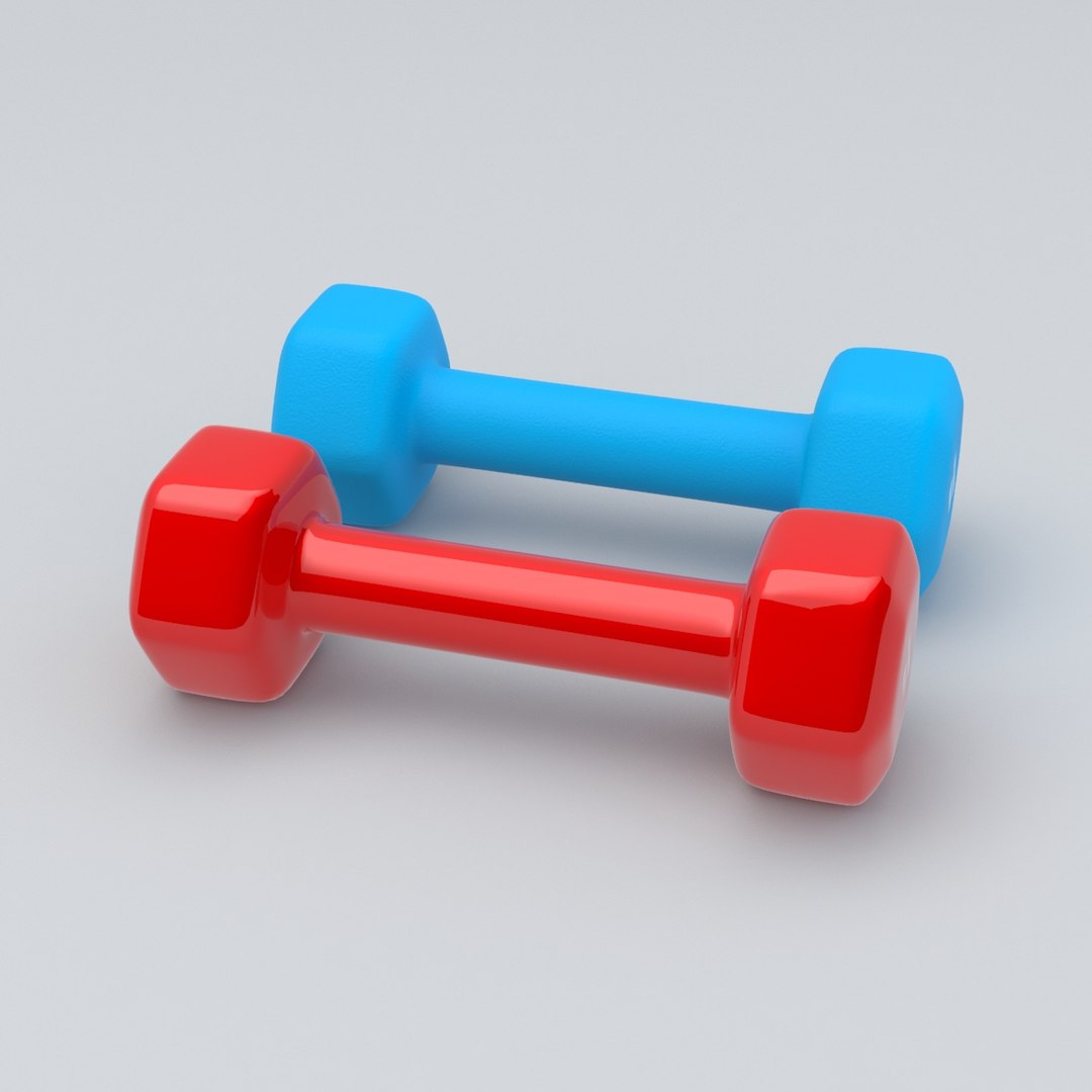 Fitness Dumbbell Model | 1142840 | TurboSquid