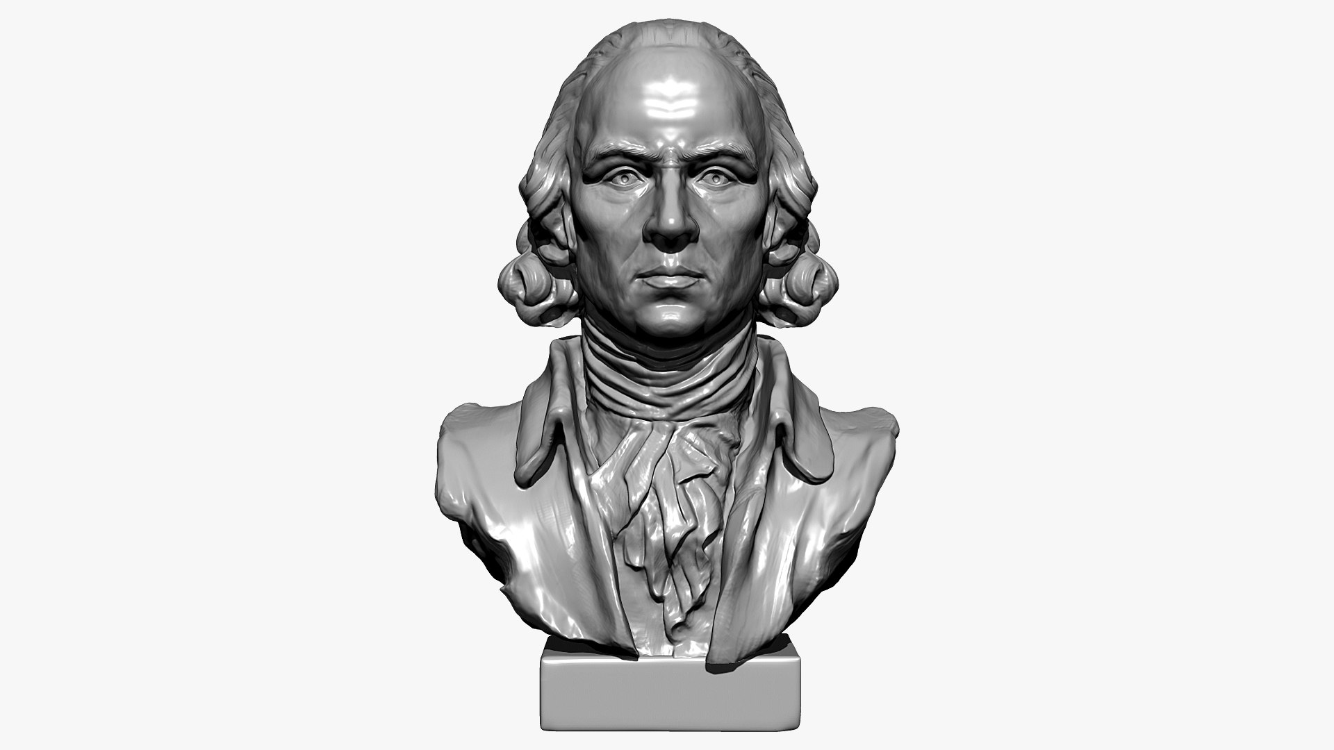 3D James Madison 4th President Of United States 3D Model Model ...