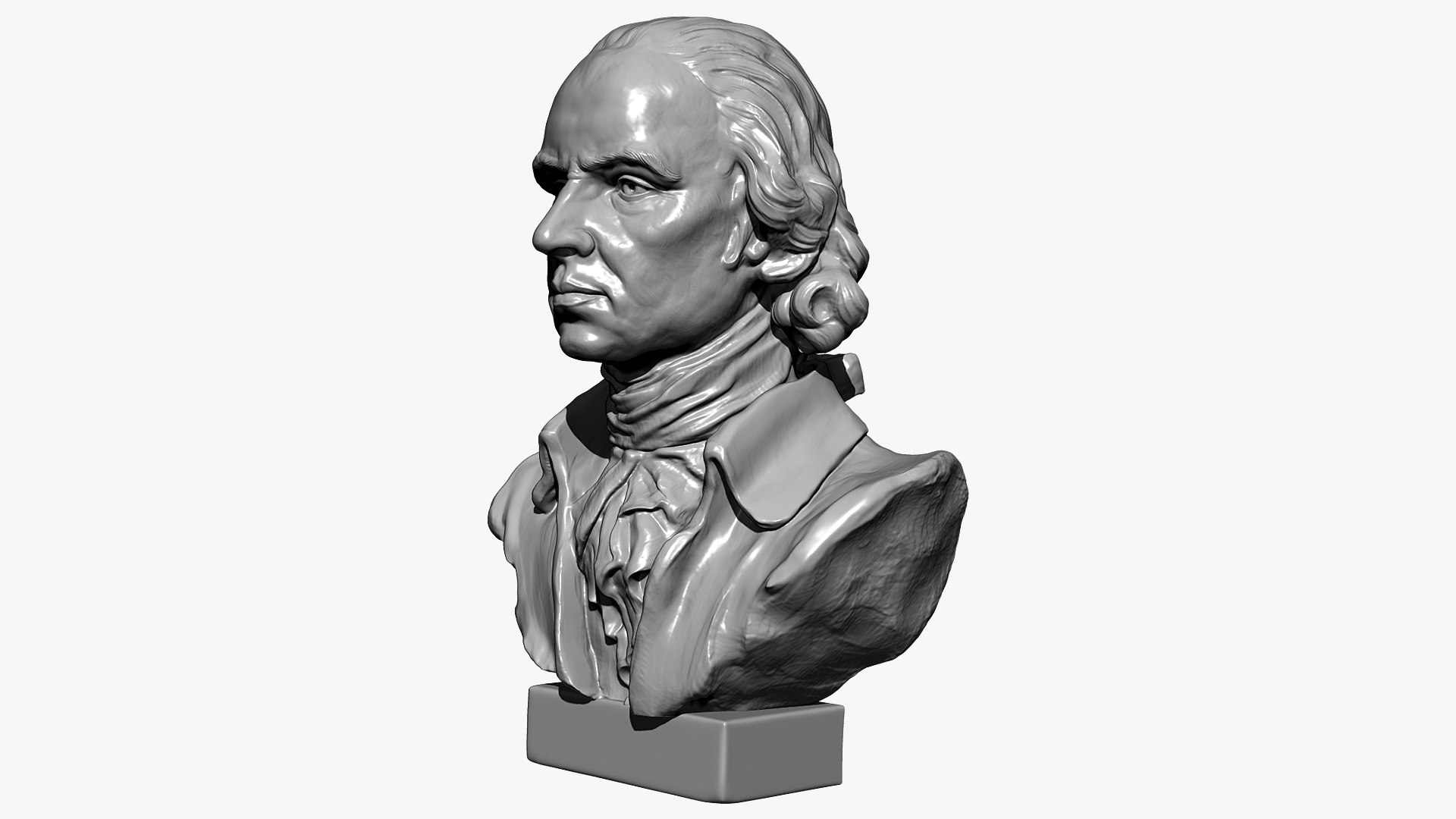 3D James Madison 4th President Of United States 3D Model Model ...