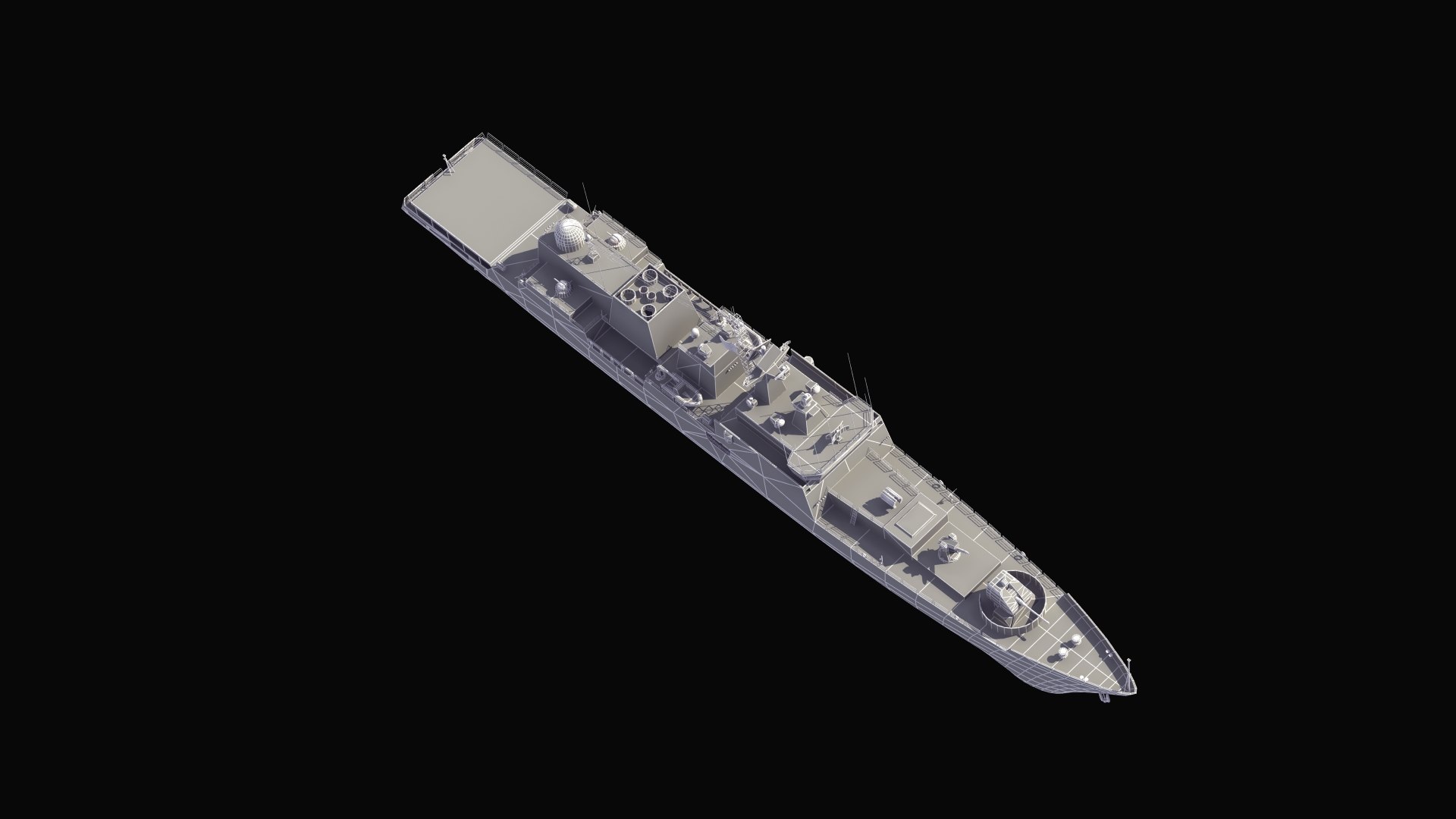 Ins talwar class frigate 3D model - TurboSquid 1511744