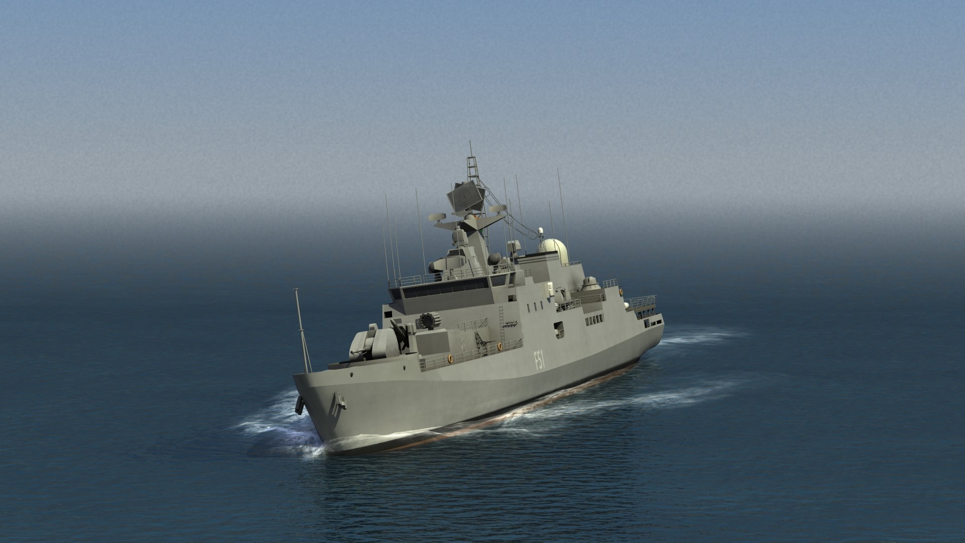 Ins talwar class frigate 3D model - TurboSquid 1511744