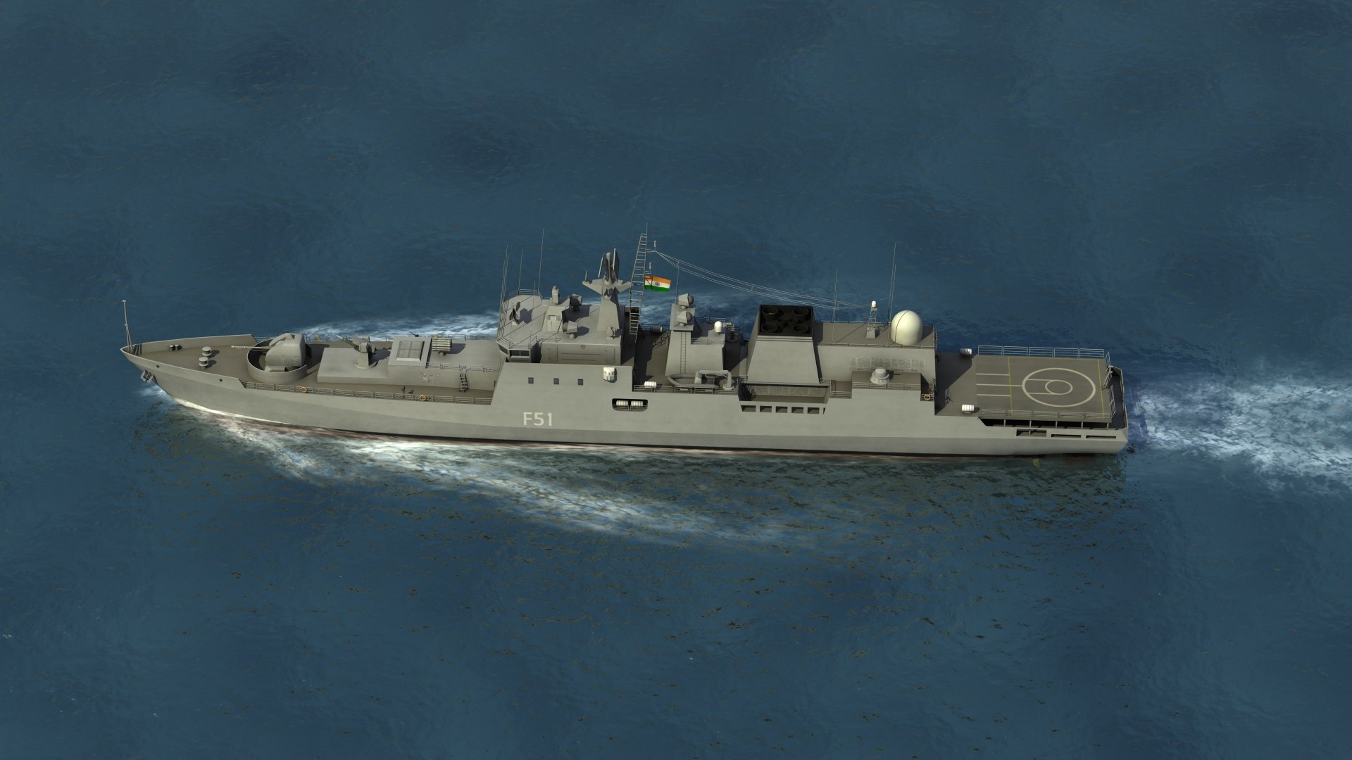 Ins talwar class frigate 3D model - TurboSquid 1511744