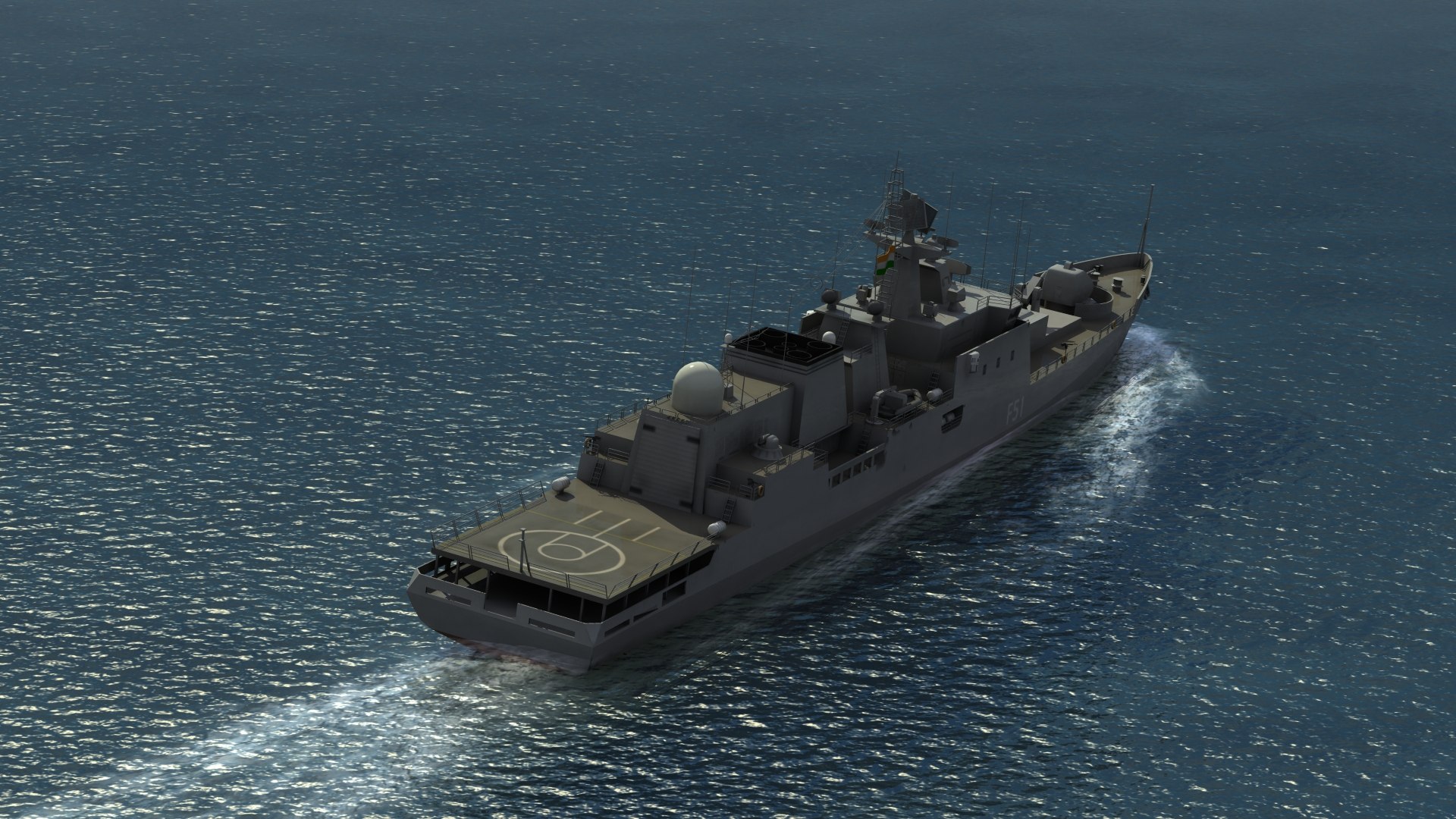Ins talwar class frigate 3D model - TurboSquid 1511744