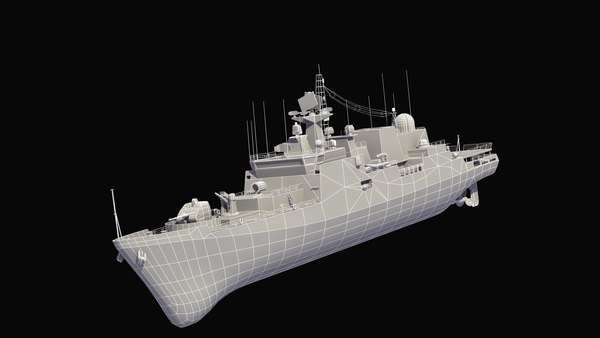 Ins talwar class frigate 3D model - TurboSquid 1511744