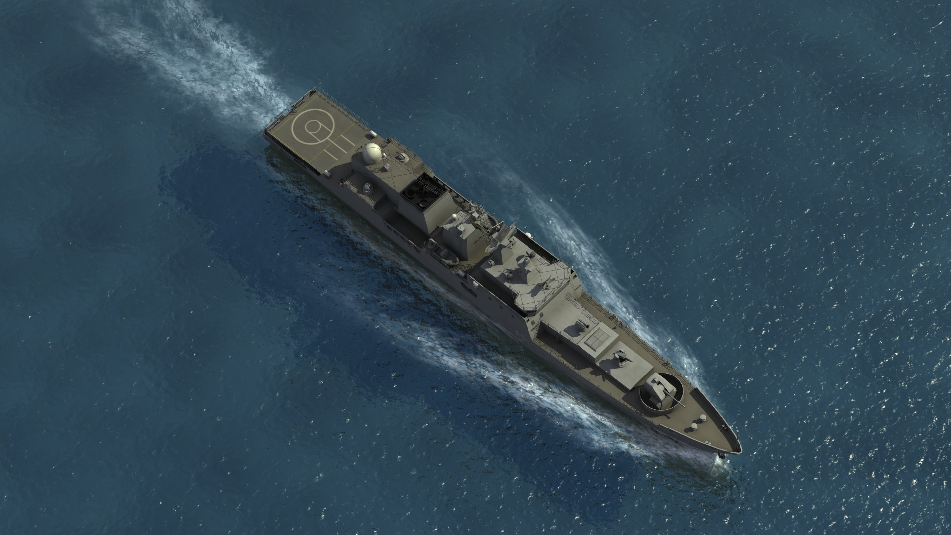 Ins Talwar Class Frigate 3D Model - TurboSquid 1511744