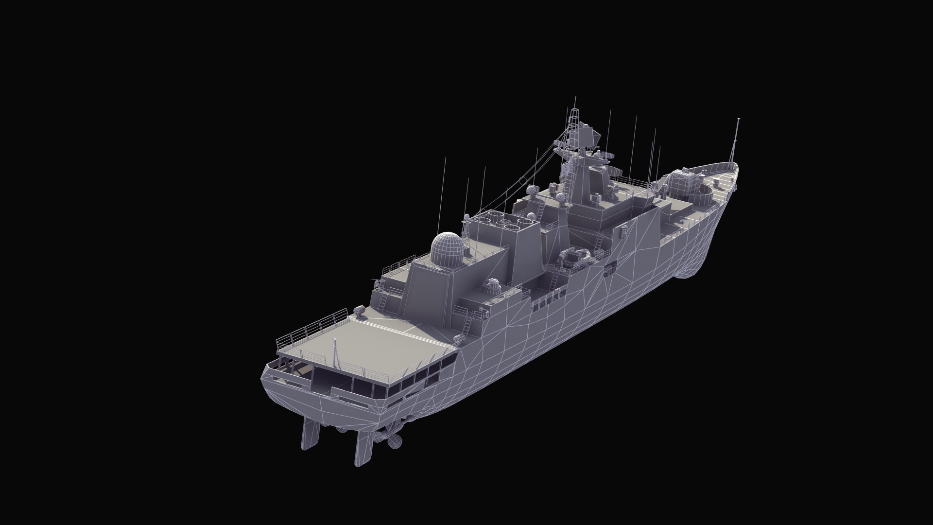 Ins talwar class frigate 3D model - TurboSquid 1511744