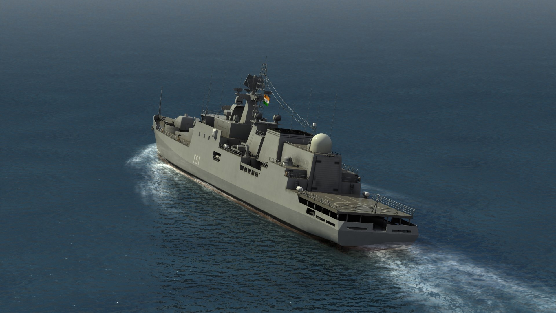 Ins Talwar Class Frigate 3D Model - TurboSquid 1511744