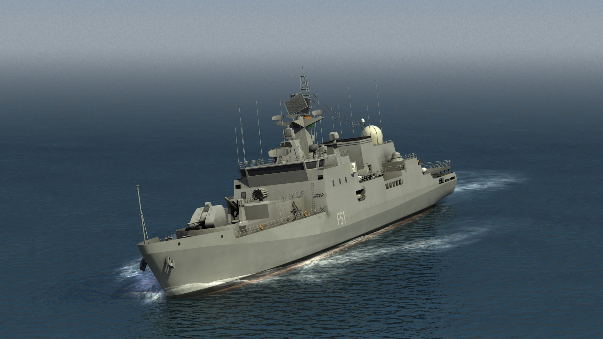 Ins talwar class frigate 3D model - TurboSquid 1511744