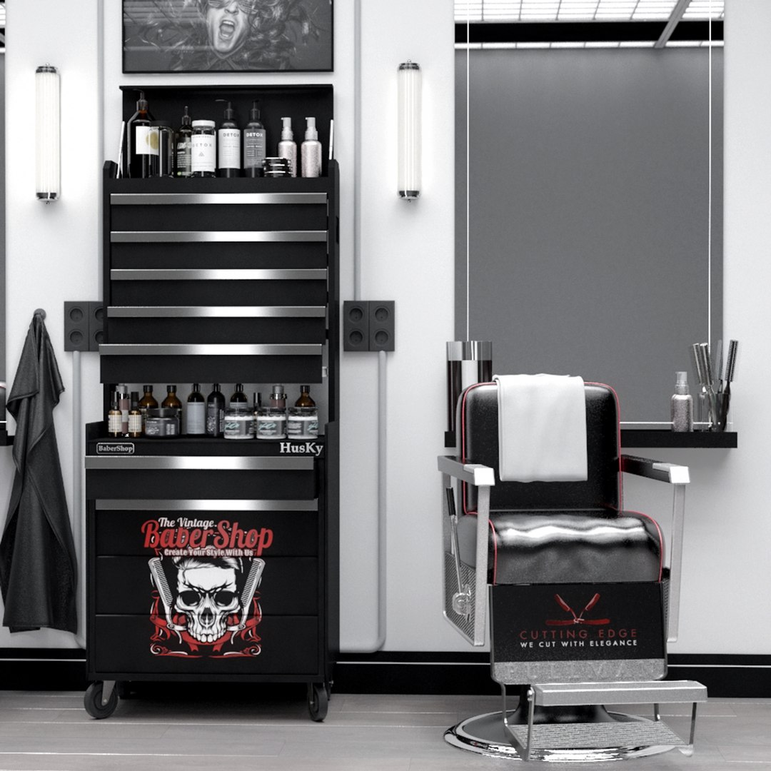Baber Shop 5 3D - TurboSquid 1880326