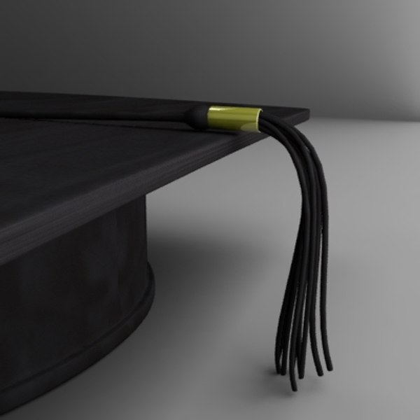 3d model graduation cap