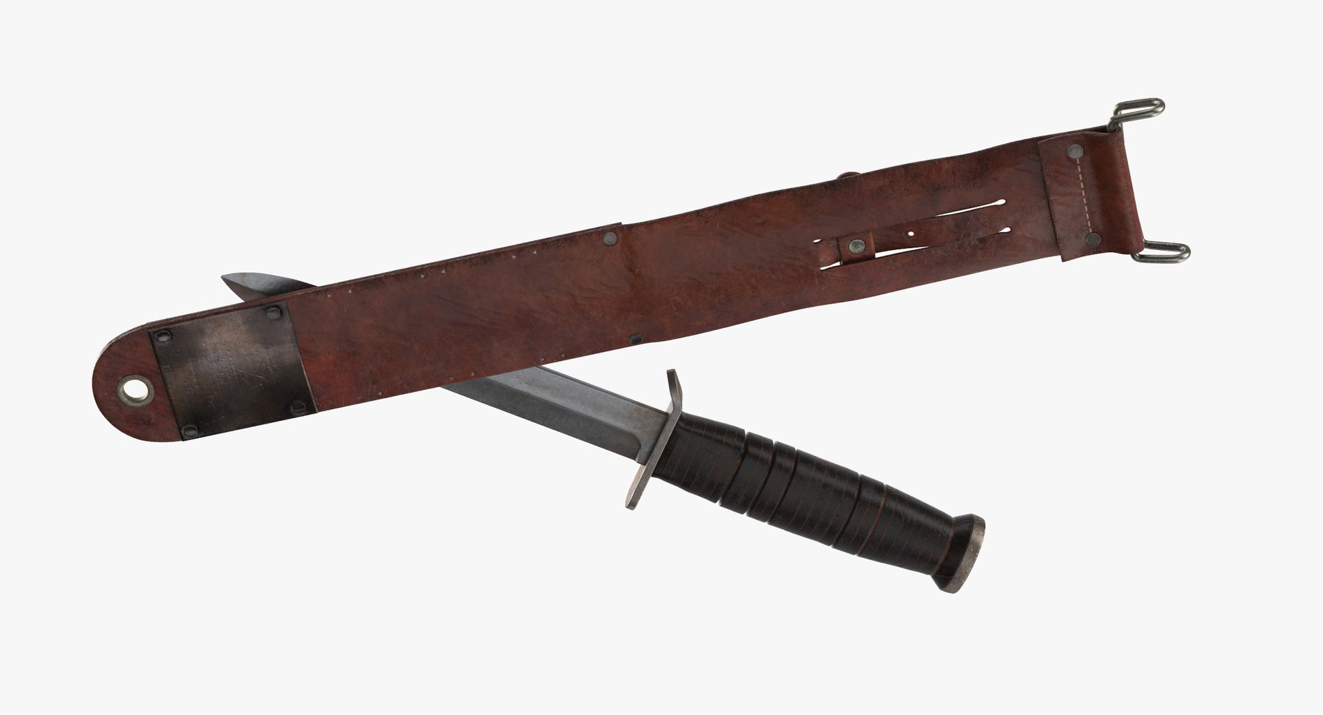 M3 Trench Knife Wwii 3d Model