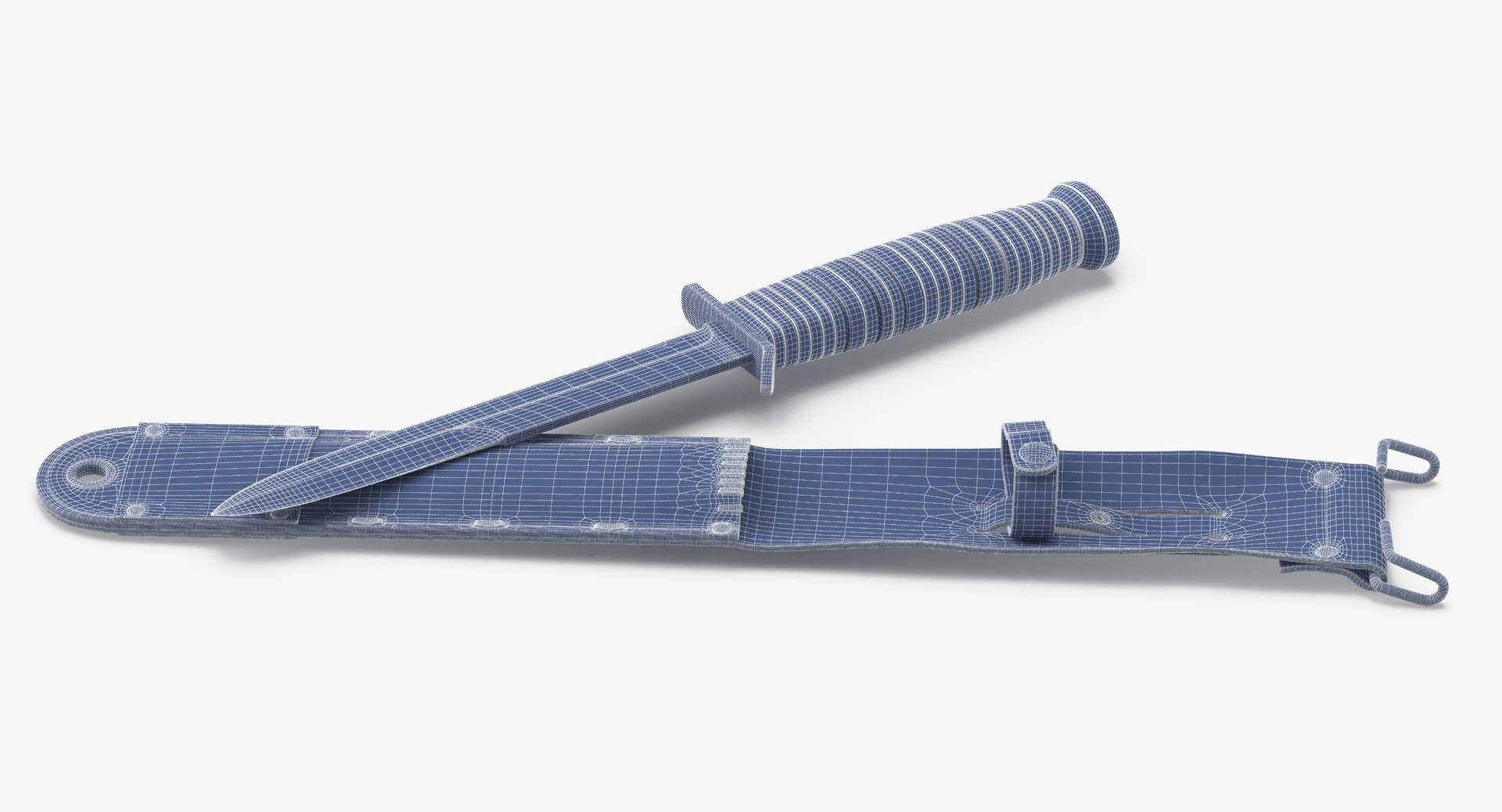 M3 Trench Knife Wwii 3d Model