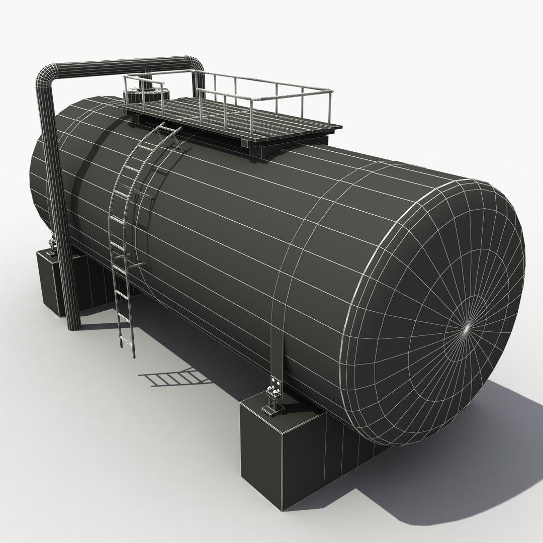 Propane Tank Industrial 3d Max