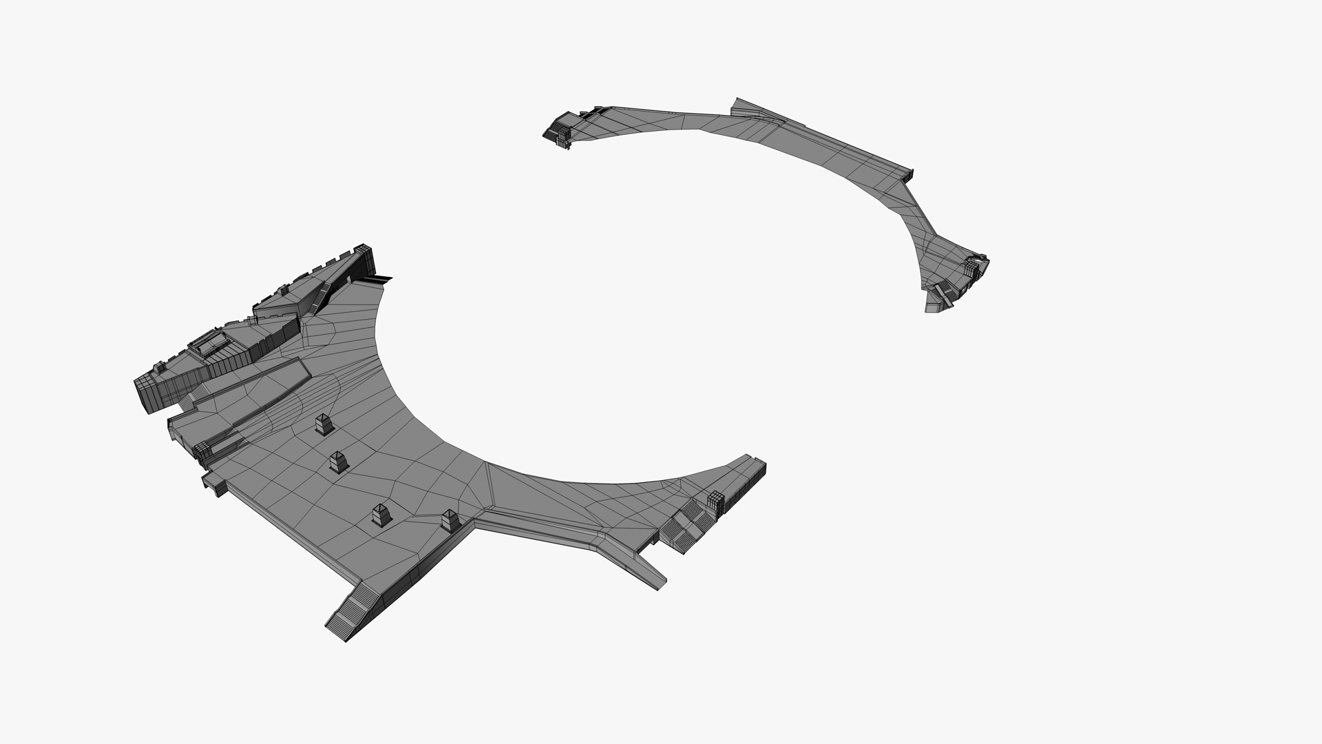 Tottenham Hotspurs Experience Buildings And Terraces 3D Model ...