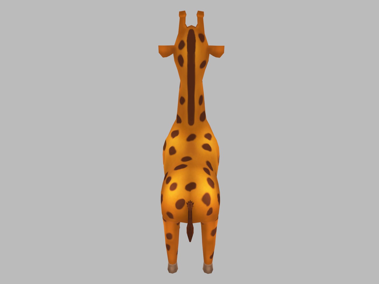 Cartoon Giraffe 3D Model - TurboSquid 1357083