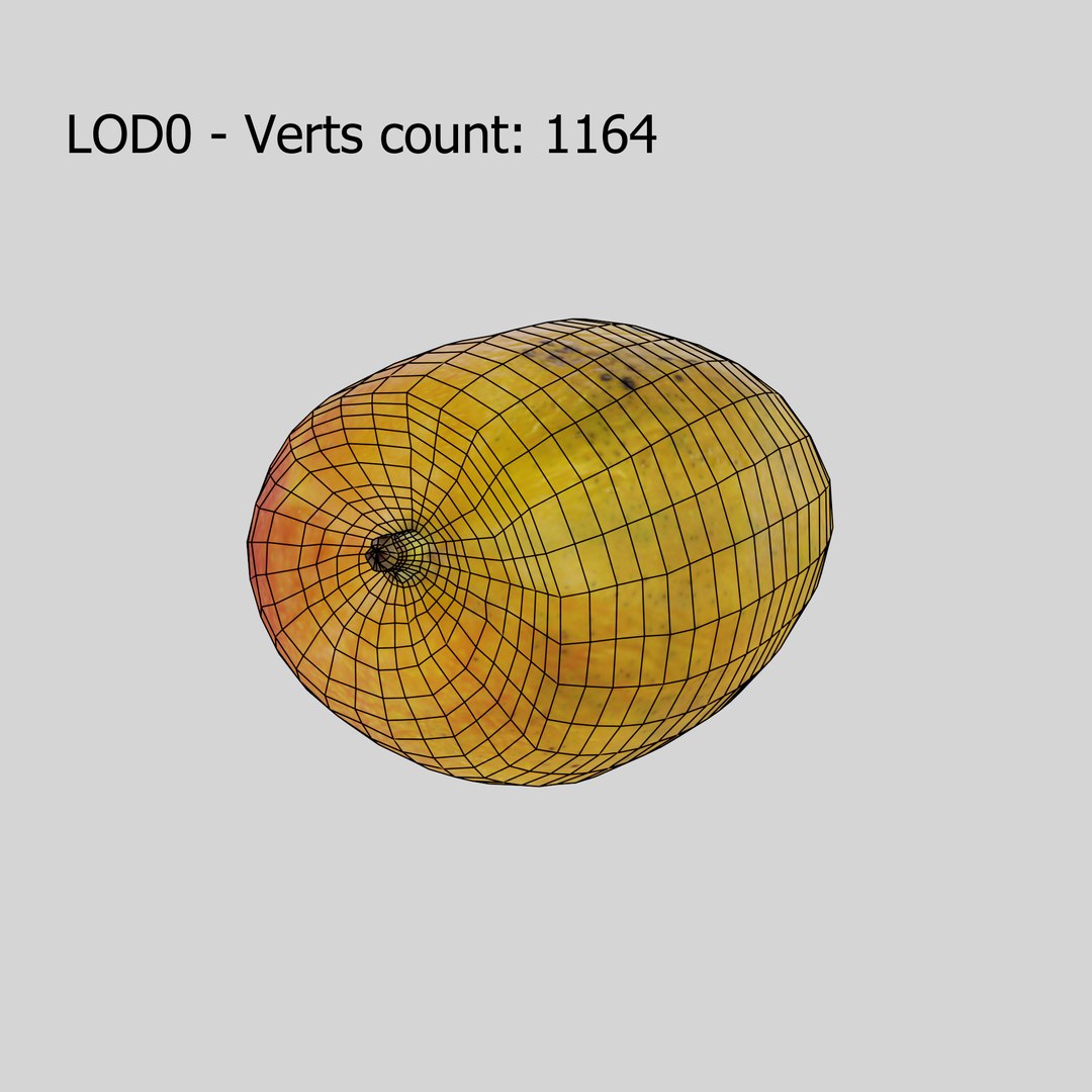 Rotten Mango 3D Model - TurboSquid 1844477