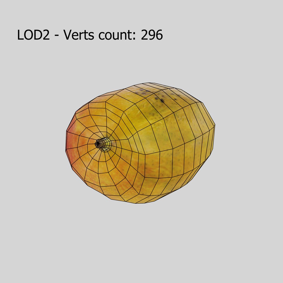 Rotten Mango 3D Model - TurboSquid 1844477