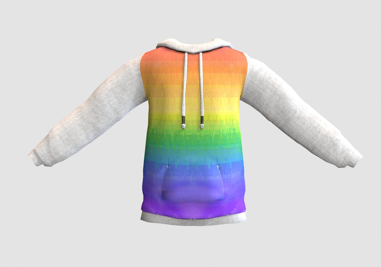 3D colorful rainbow hoodie model - TurboSquid 1902863