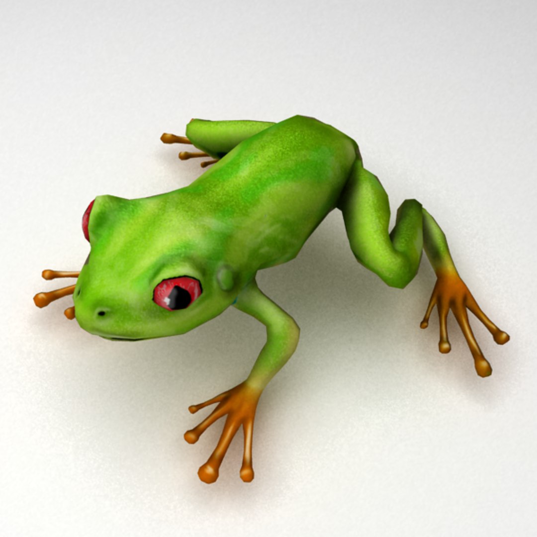3dsmax Rigged Frog