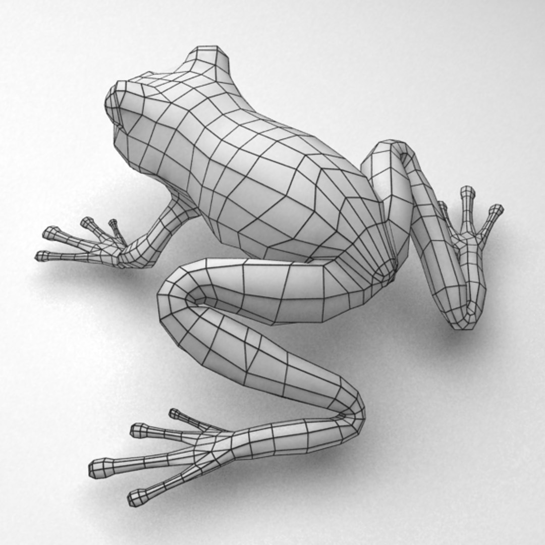 3dsmax Rigged Frog