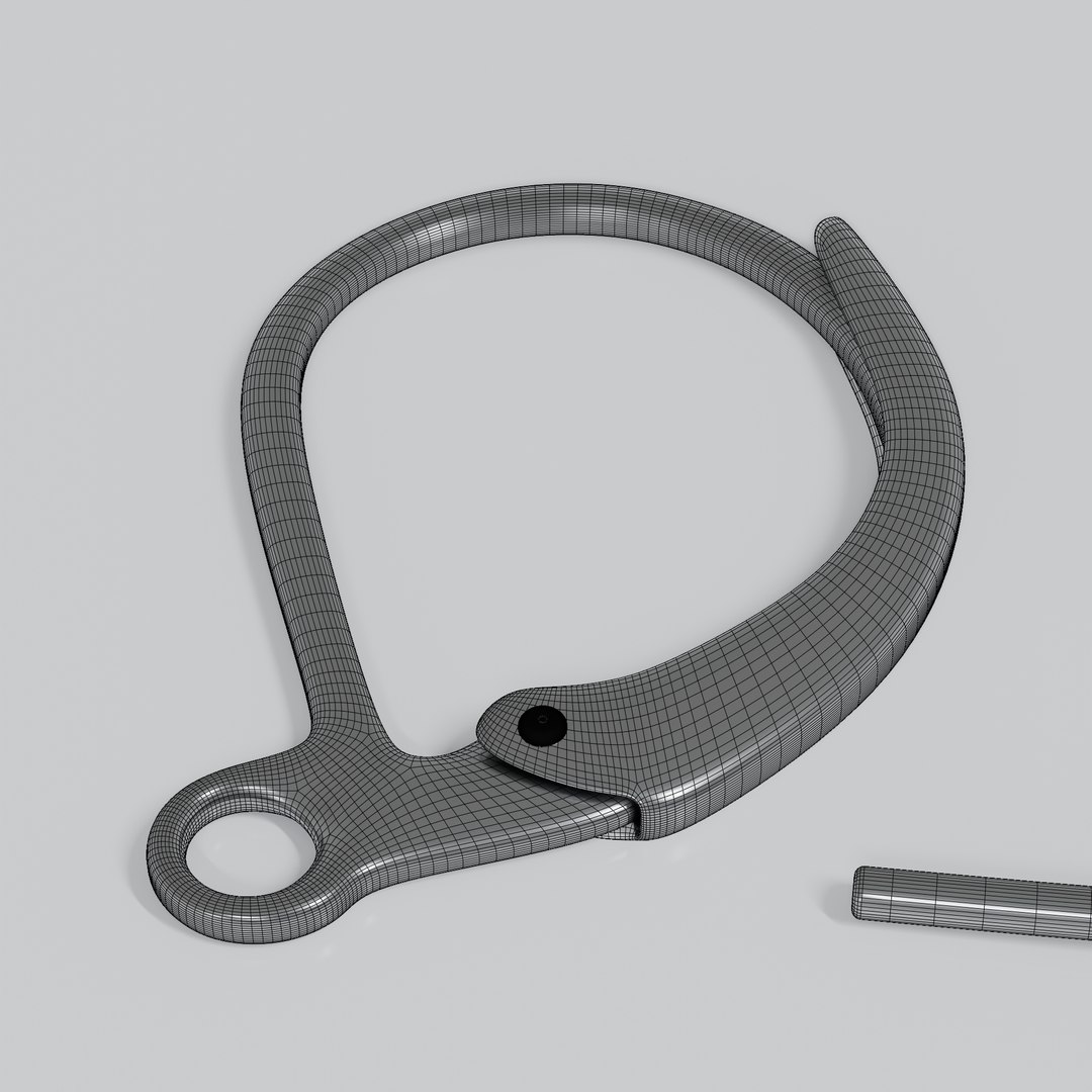 Earrings Hooks And Pins 3D Model - TurboSquid 2243807