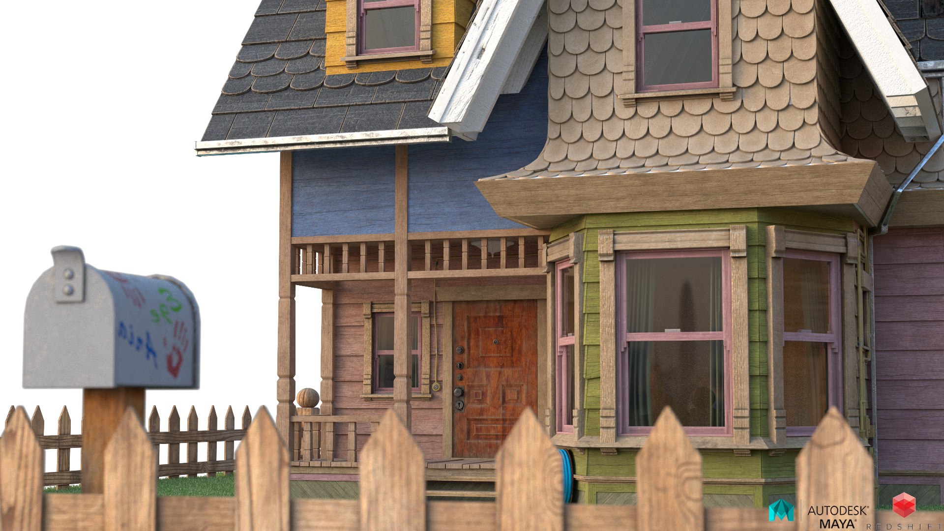 3D Model Toon Up House - TurboSquid 1931205