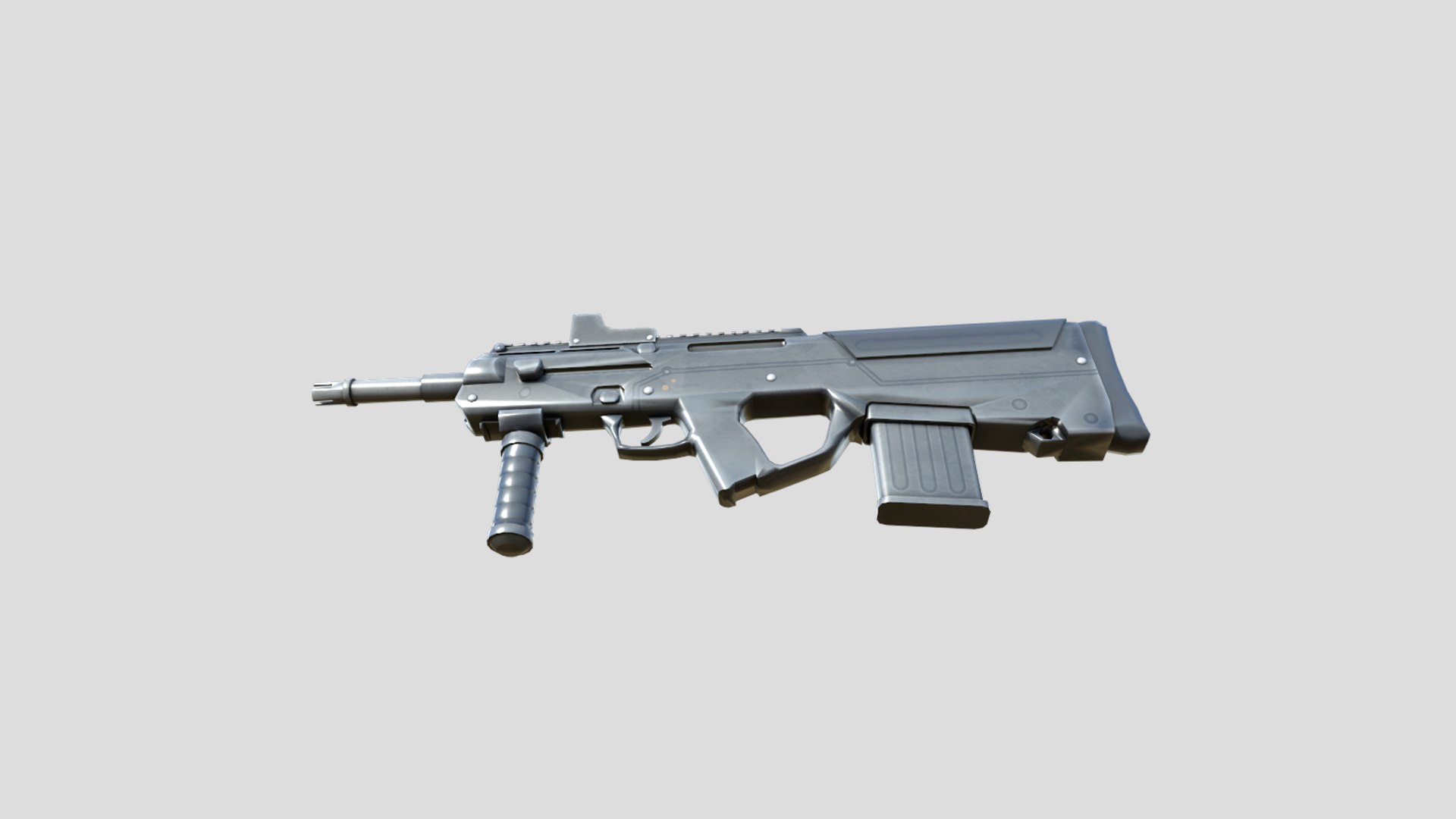 3D PDR Gun II Low Poly-Game Ready Gun 009 Model - TurboSquid 2108358