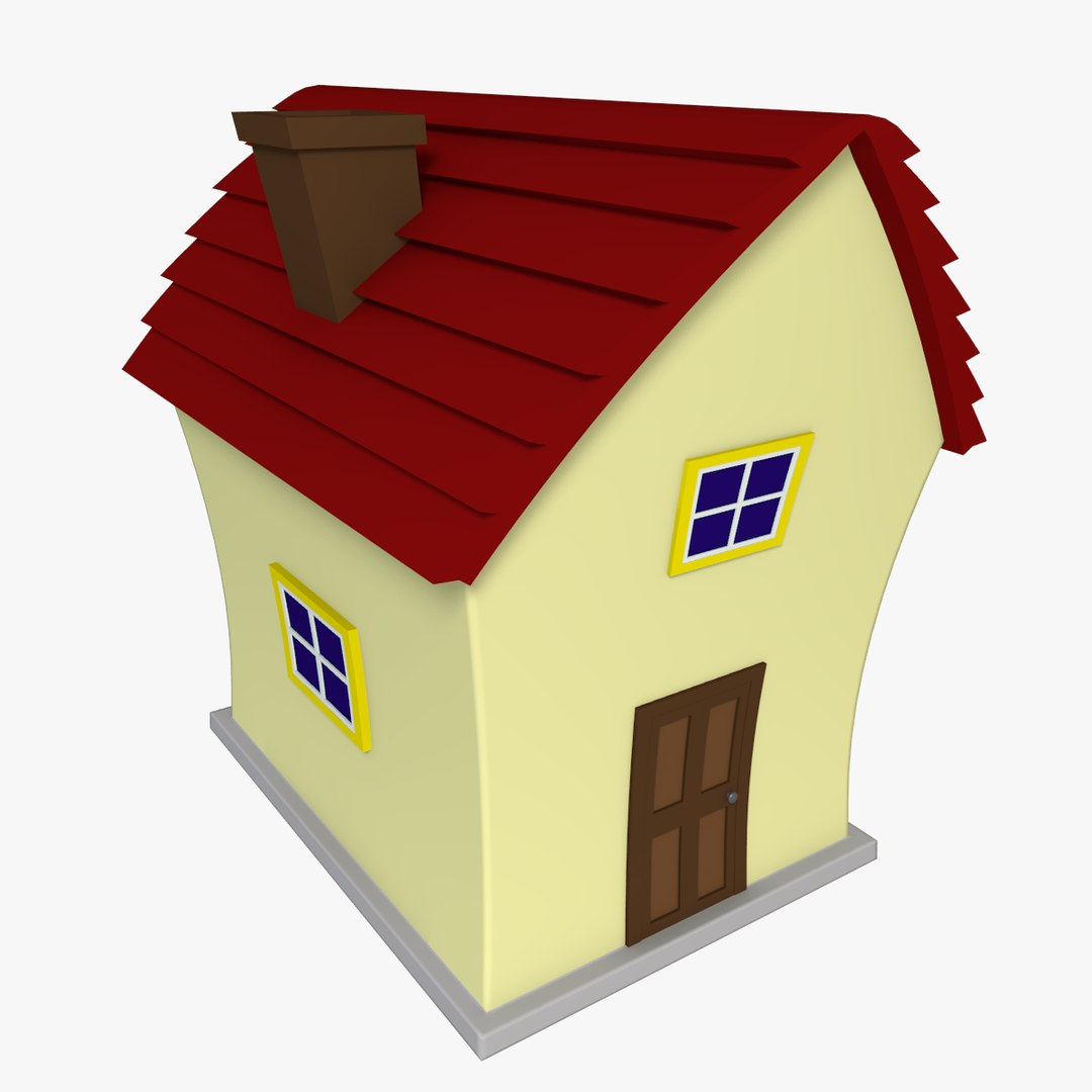 3d Model Cartoon House