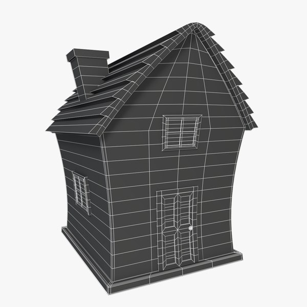 3d model cartoon house
