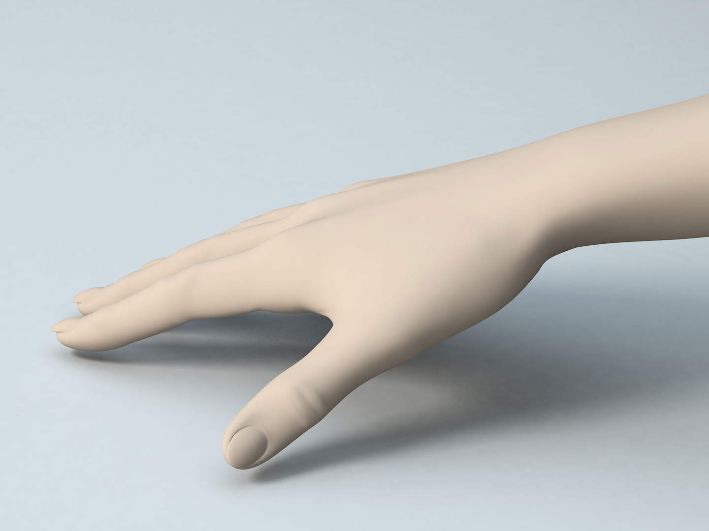 female arm 3d 3ds