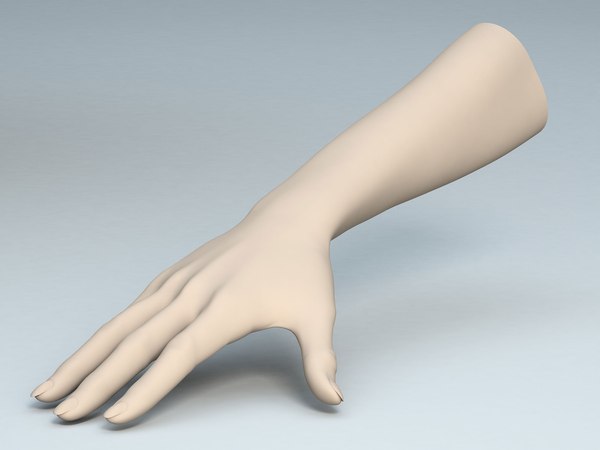 hand realistic 3d model