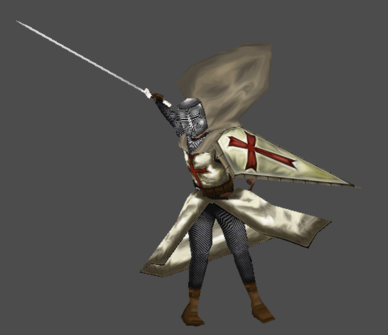 3d Knight Templar Model