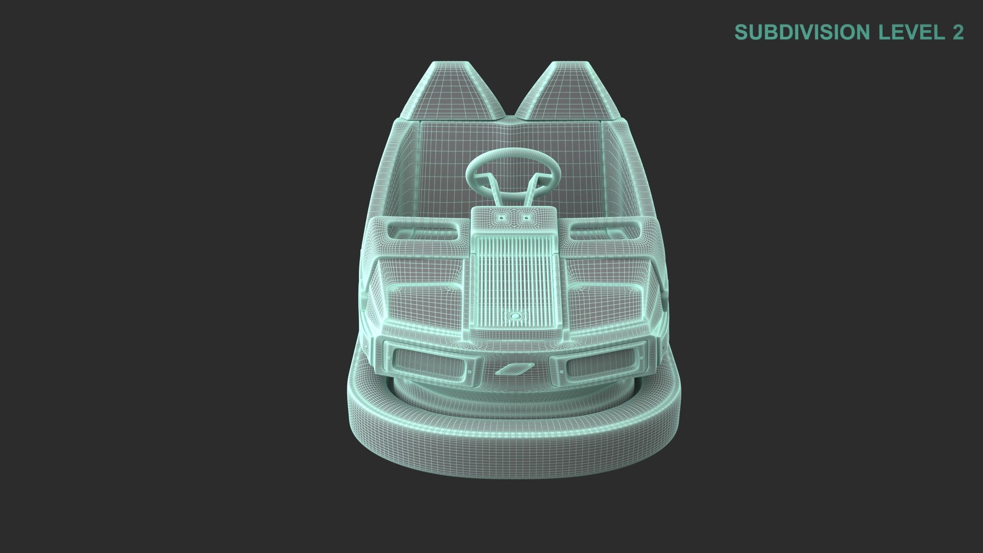 Bumper Car Model - TurboSquid 2158666