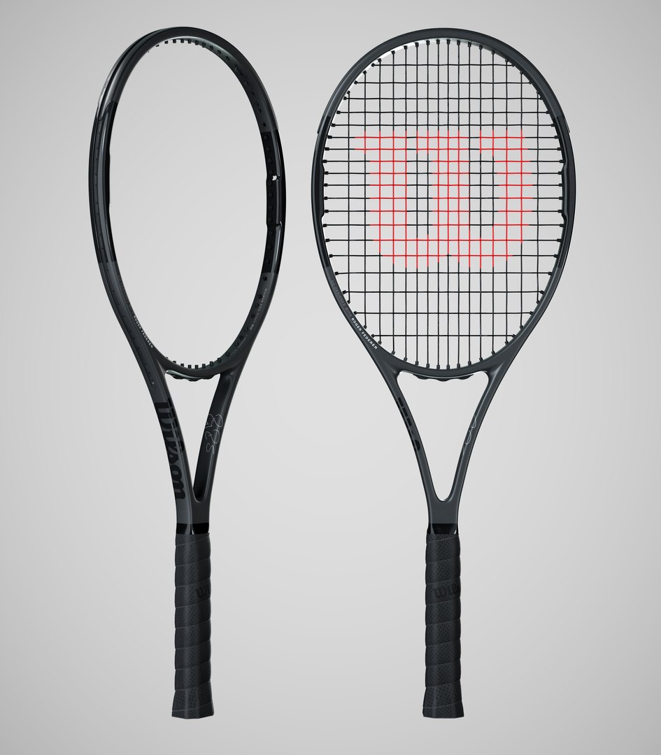 Wilson Pro Staff RF97 Autograph Black model - TurboSquid 2176357