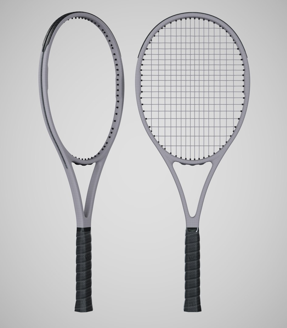 Wilson Pro Staff RF97 Autograph Black model - TurboSquid 2176357