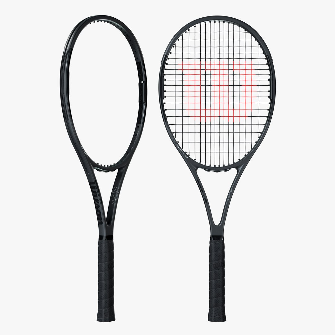 Wilson Pro Staff RF97 Autograph Black model - TurboSquid 2176357