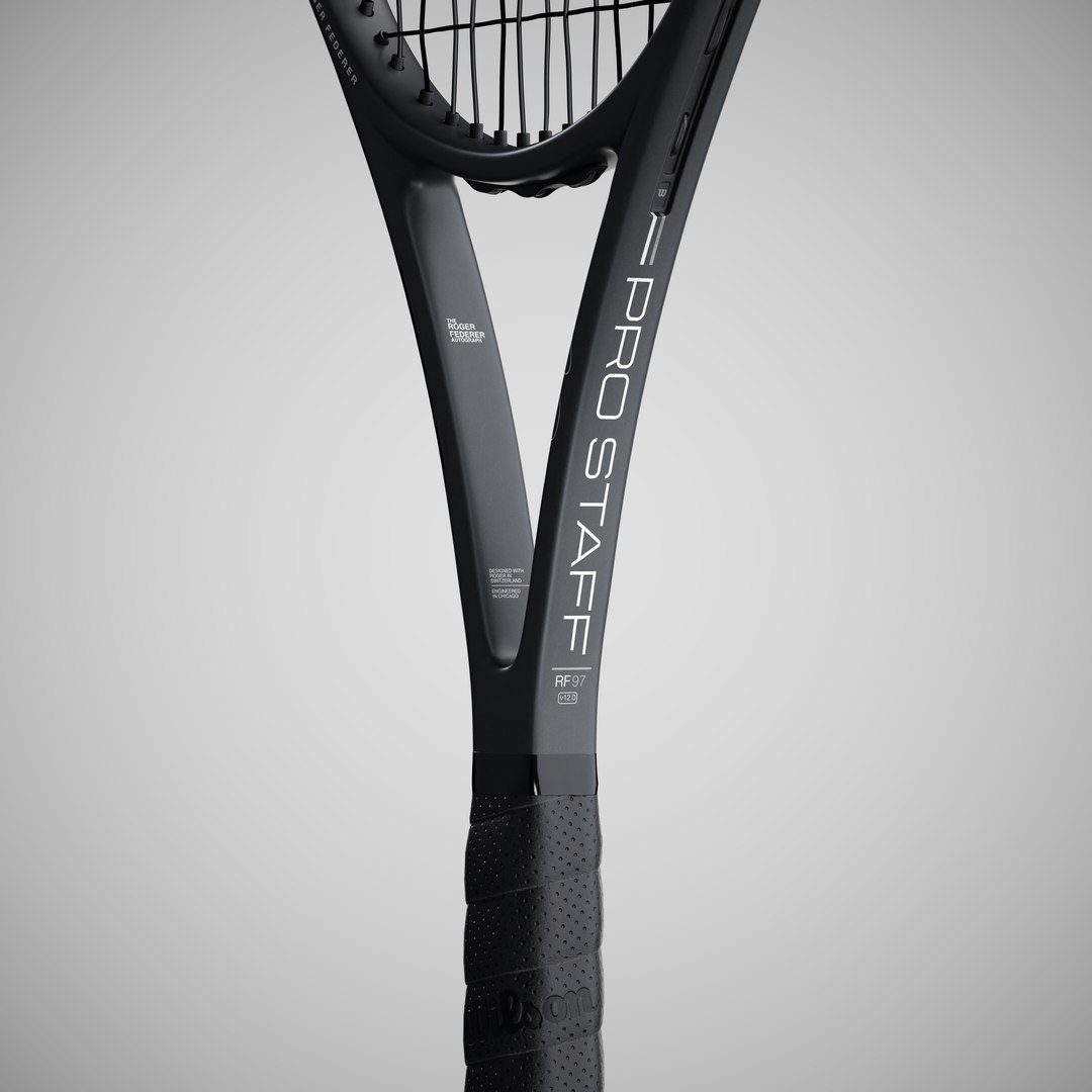 Wilson Pro Staff RF97 Autograph Black model - TurboSquid 2176357
