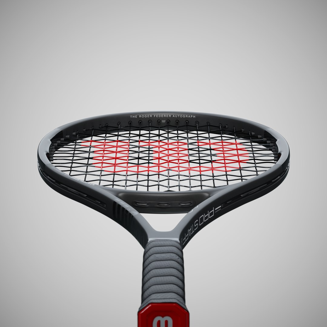 Wilson Pro Staff RF97 Autograph Black model - TurboSquid 2176357