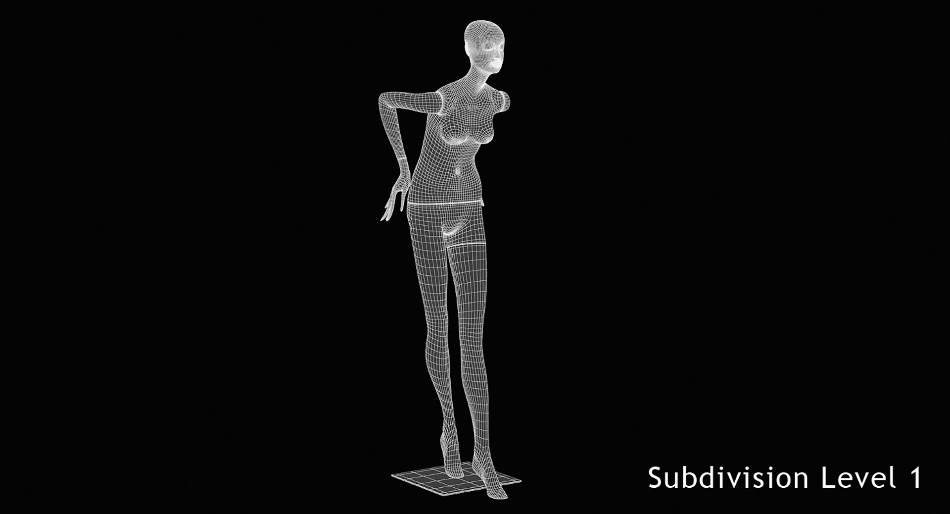 Bonaveri Mannequin Aloof Pose 3ds