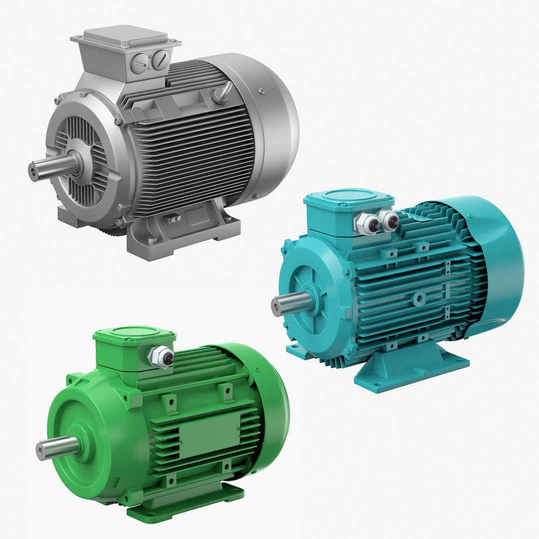 3D Model Electric Motors Collection - TurboSquid 2314539