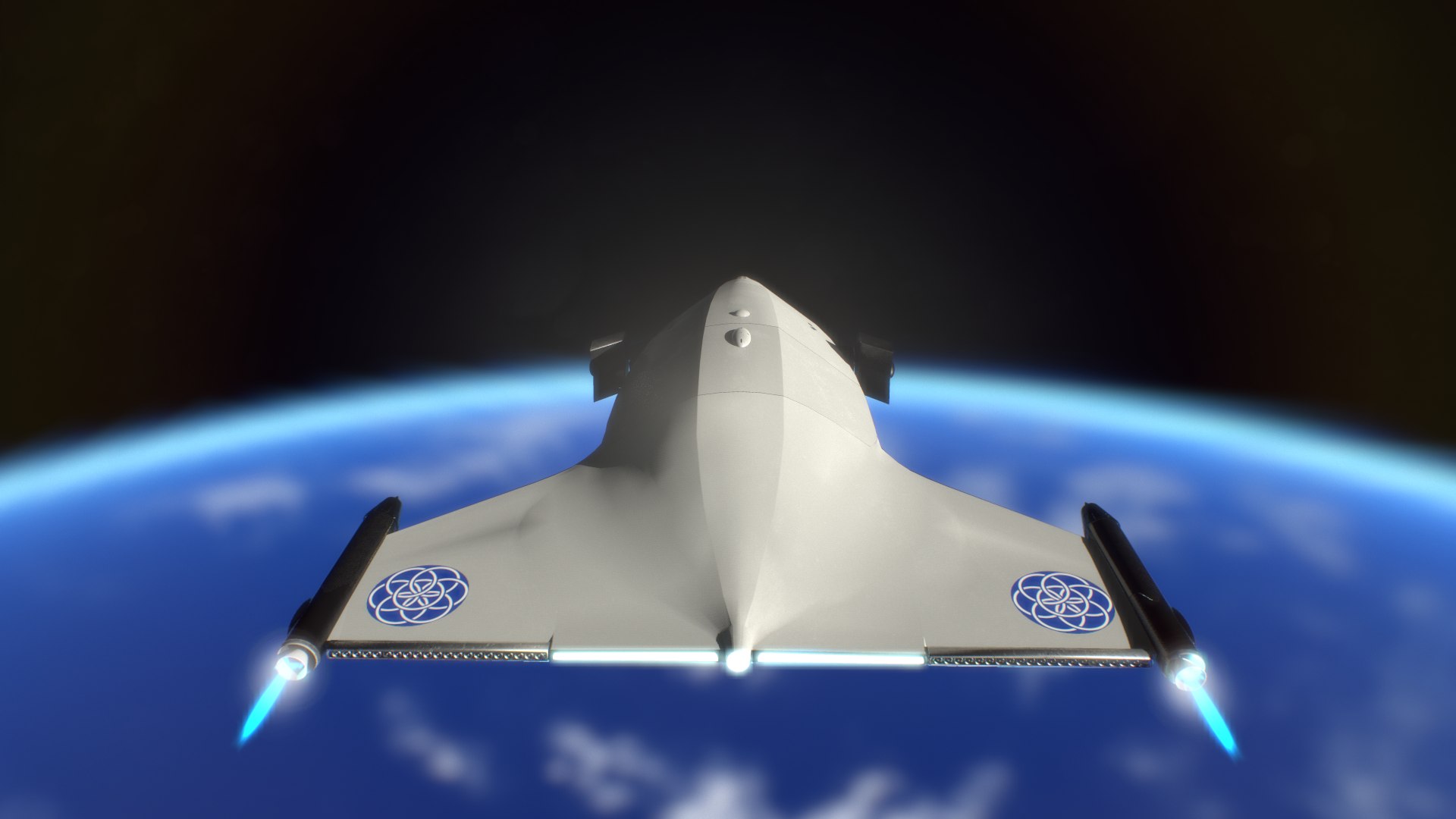 3D electric vtol space - TurboSquid 1295055