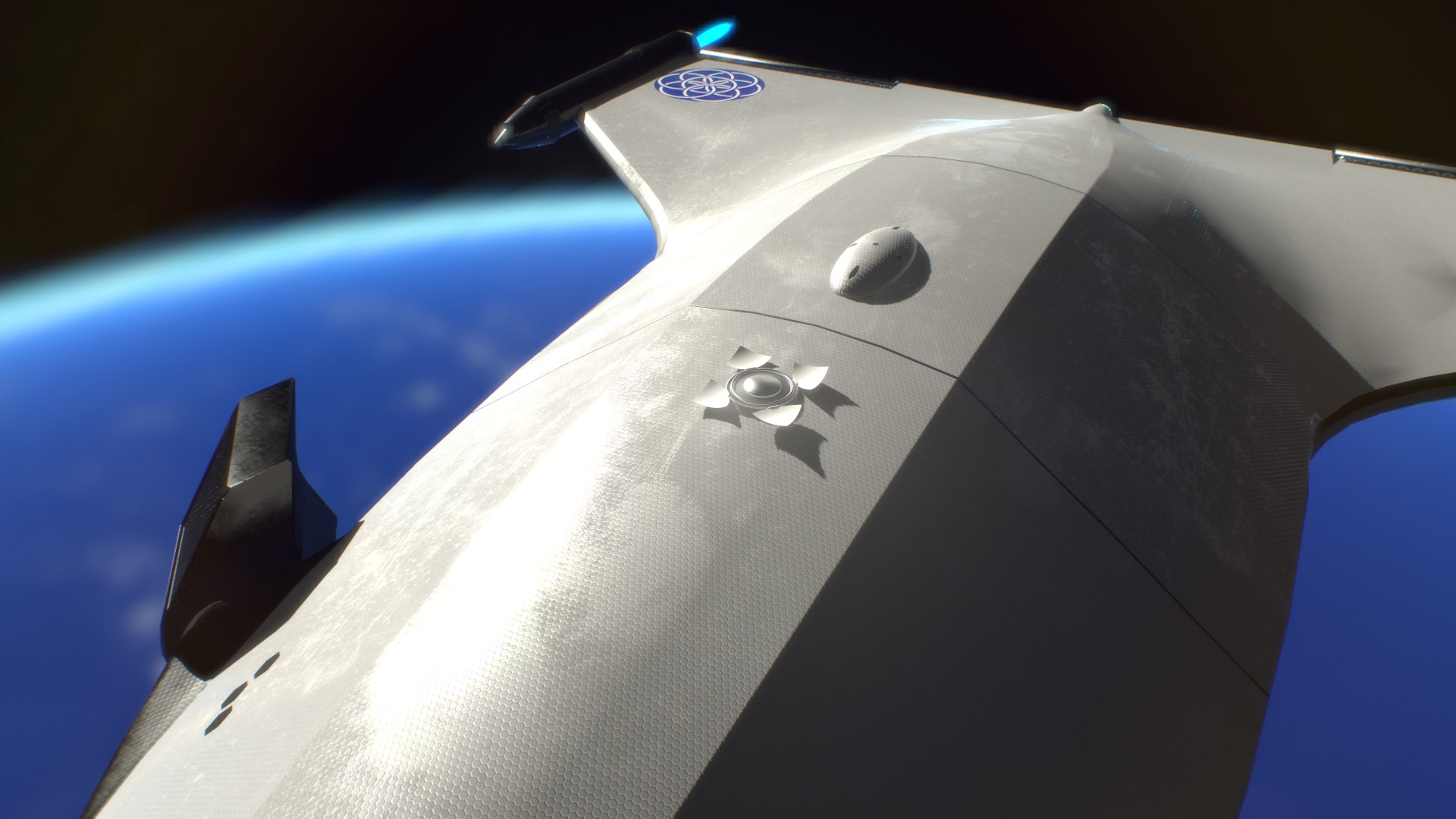 3D electric vtol space - TurboSquid 1295055